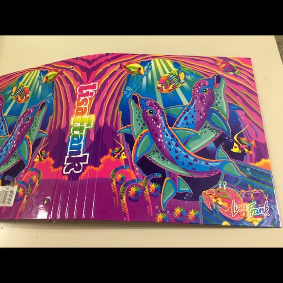 Lisa Frank | Office | Lisa Frank Fantastic World Dolphin Binder | Poshmark